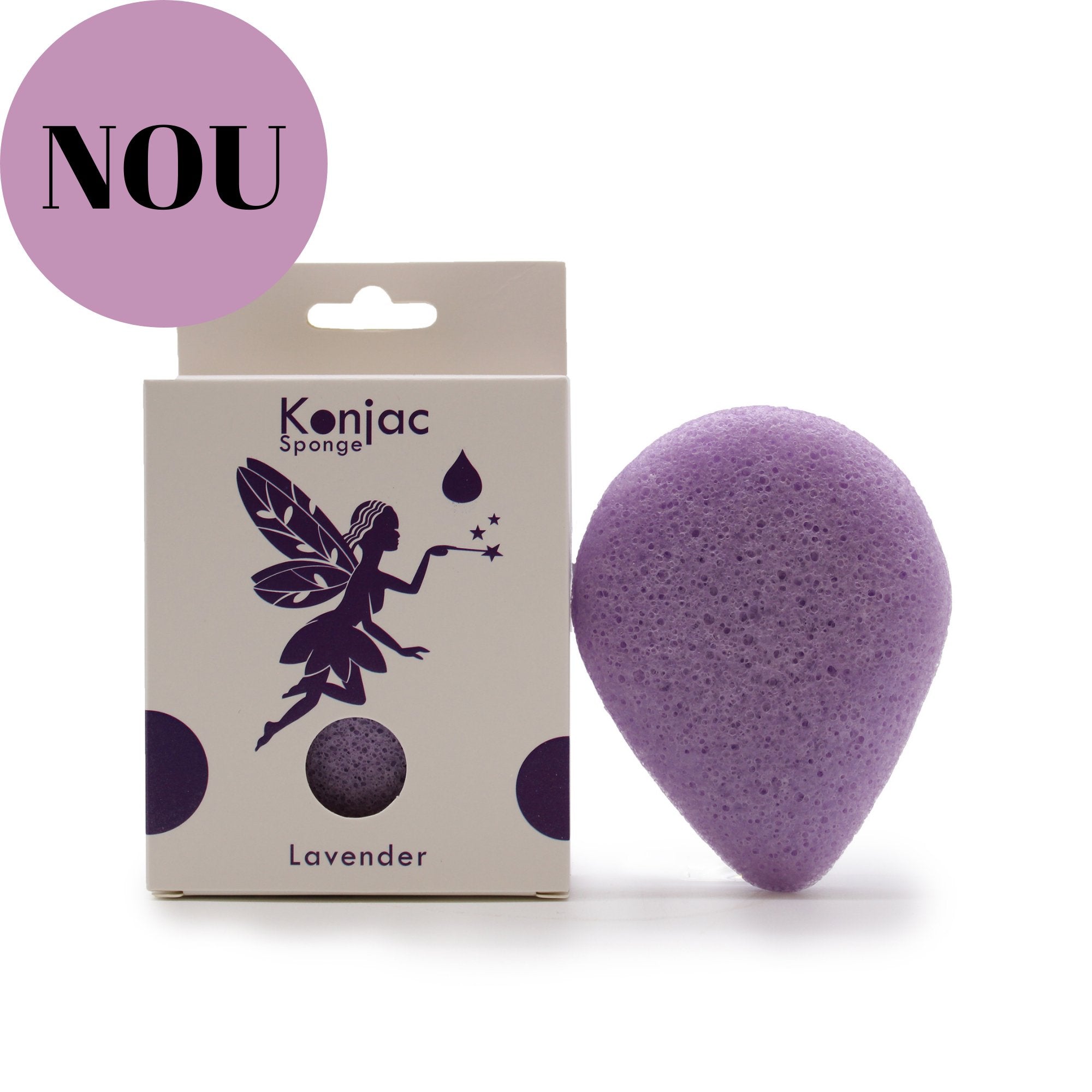 Burete Konjac - Calmant - Lavandă